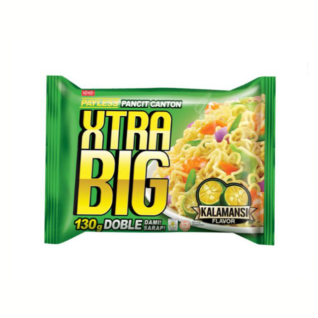 Payless, Pancit Canton Xtra Big 130g (Chili-mansi, Hot chili, Kalamansi ...