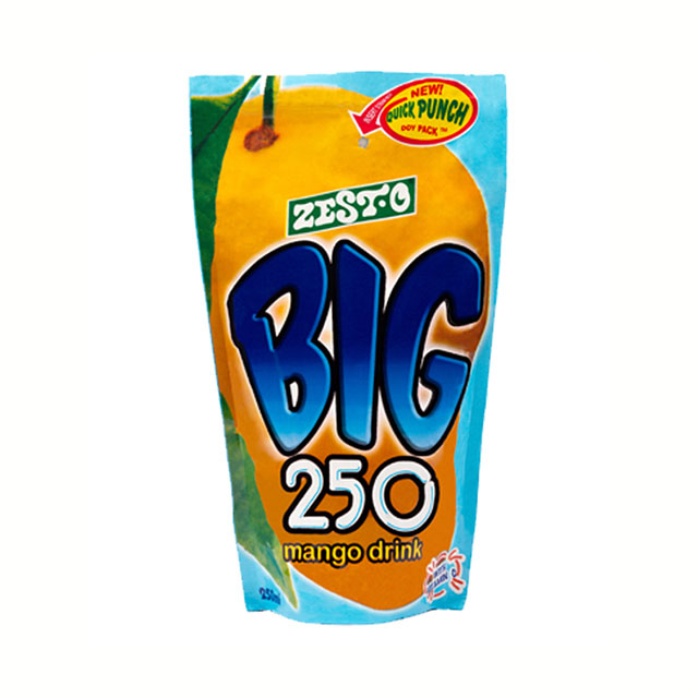Zesto, Big 250 Juice (Apple, Grapes, Guyabano, Mango, Orange, Pineapple ...