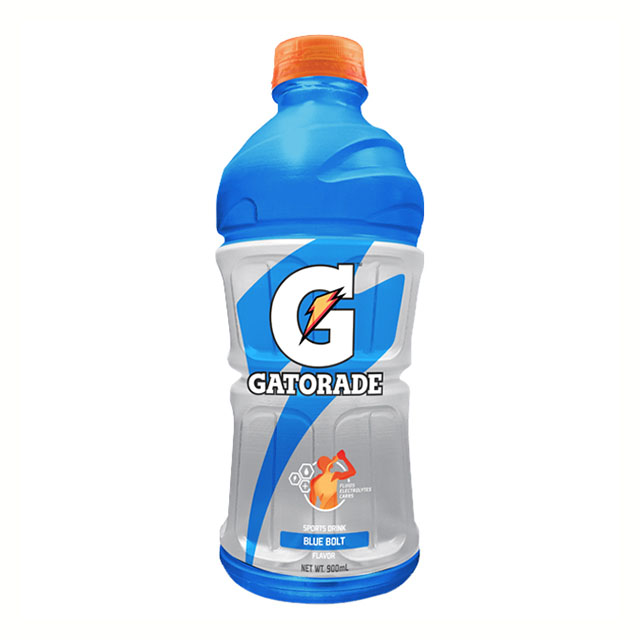 Gatorade, Blue Bolt Pet Bottle (350 ml, 500 ml, 900 ml, 1.5 L), GAT08 ...
