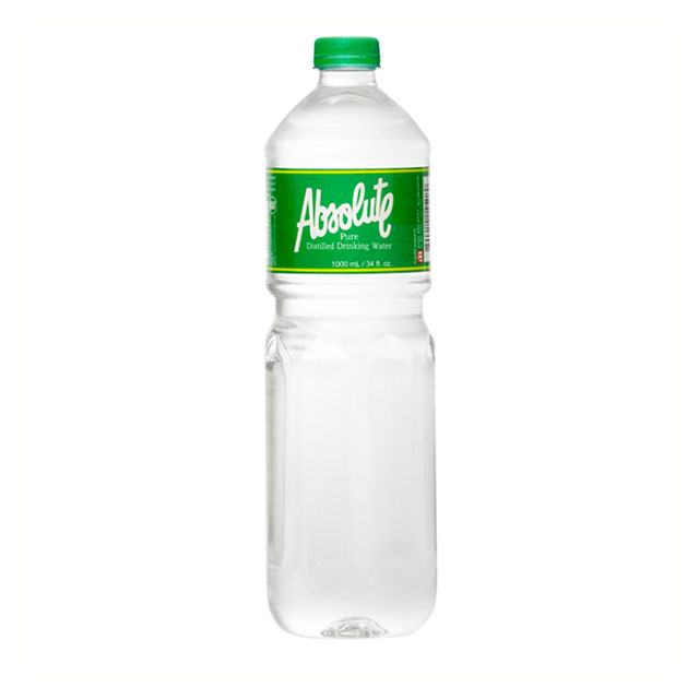 Absolute, Distilled Water (350 ml, 500 ml, 1 L, 1.5 L, 2 L, 4 L, 5 L, 6 ...
