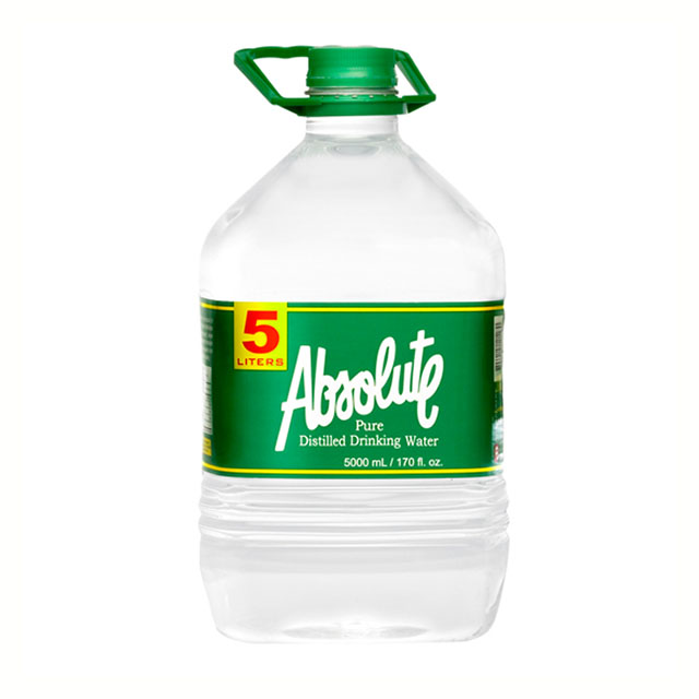 Absolute, Distilled Water (350 ml, 500 ml, 1 L, 1.5 L, 2 L, 4 L, 5 L, 6 ...