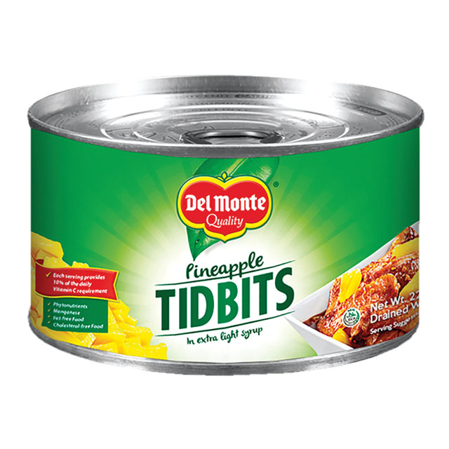 Del Monte, Pineapple Tidbits (115g, 227g, 432g, 560g, 822g), DEL59 ...