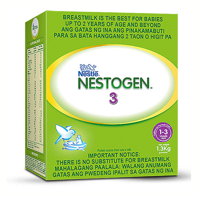 Nestogen, Three Milk 1-3 Years Old (135g, 340g, 700g, 1.3 kg, 1.8 kg), NES63 -Unlistore Philippines