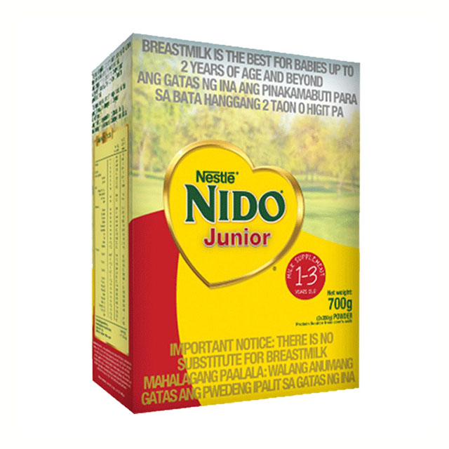 Nestle, Nido Milk Jr. 1-3 Years Old (160g, 370g, 700g, 900g, 1.2 kg, 1.6 kg, 2 kg), NID23 ...