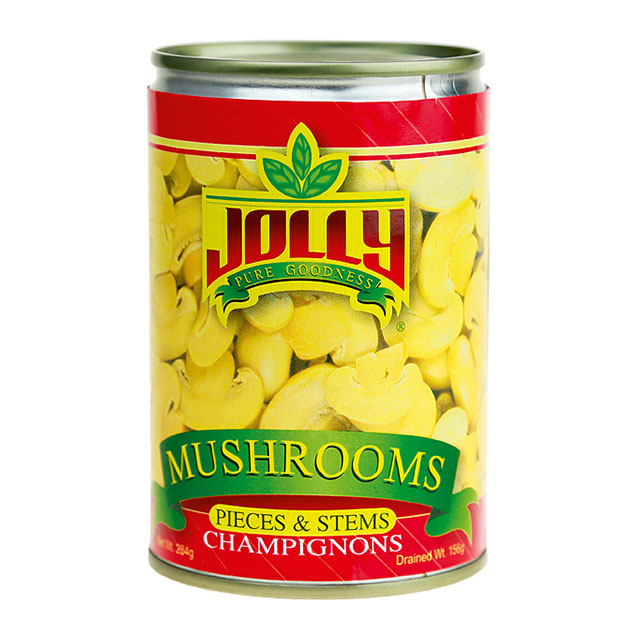 Jolly, Mushroom Pieces and Stems (198g, 284g, 400g), JOL53-Unlistore ...