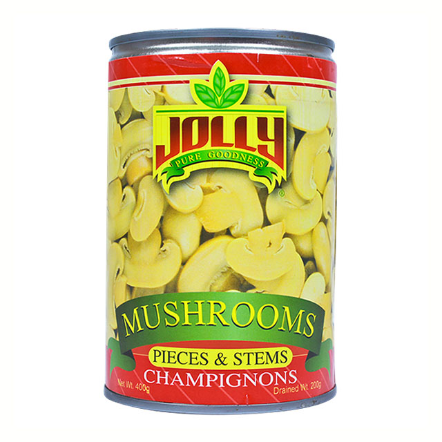 Jolly, Mushroom Pieces and Stems (198g, 284g, 400g), JOL53-Unlistore ...